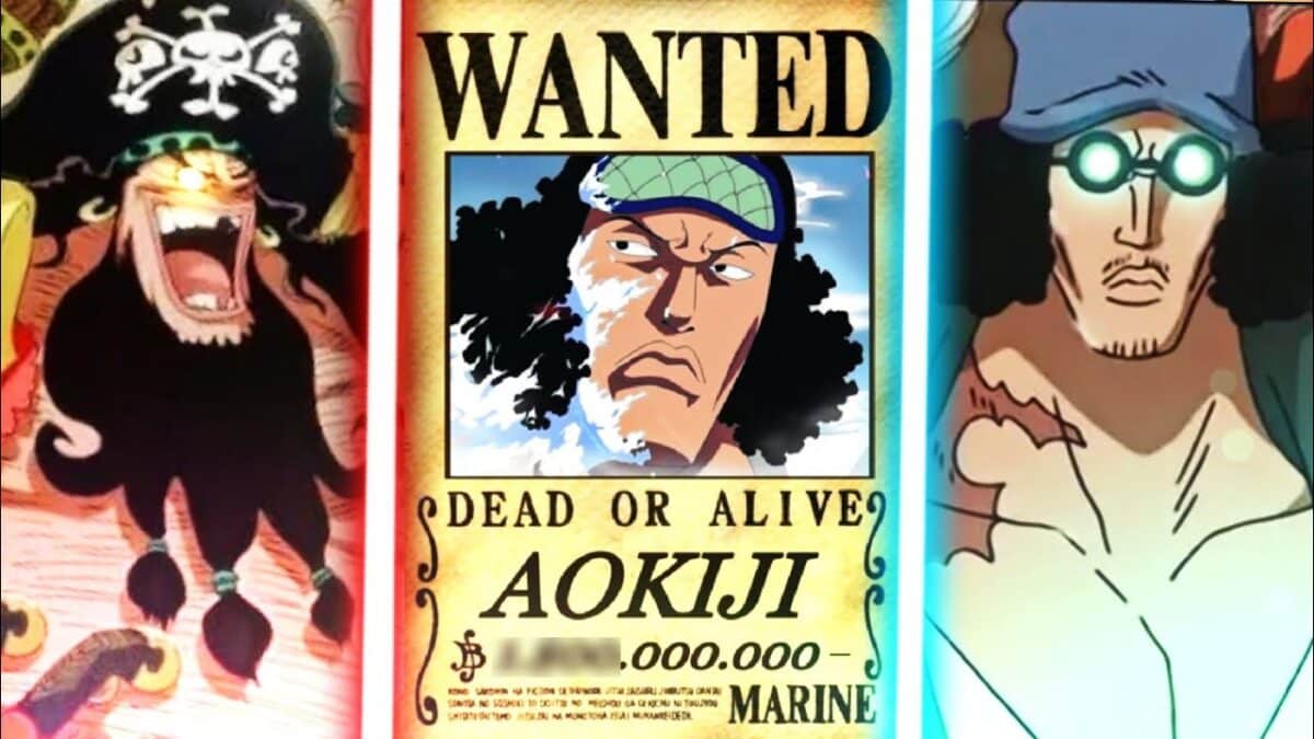 One Piece : La prime d'Aokiji après son départ de la Marine