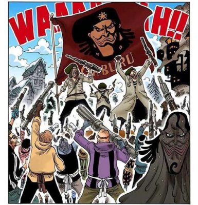 One Piece : Caribou est un membre de l'armée révolutionnaire